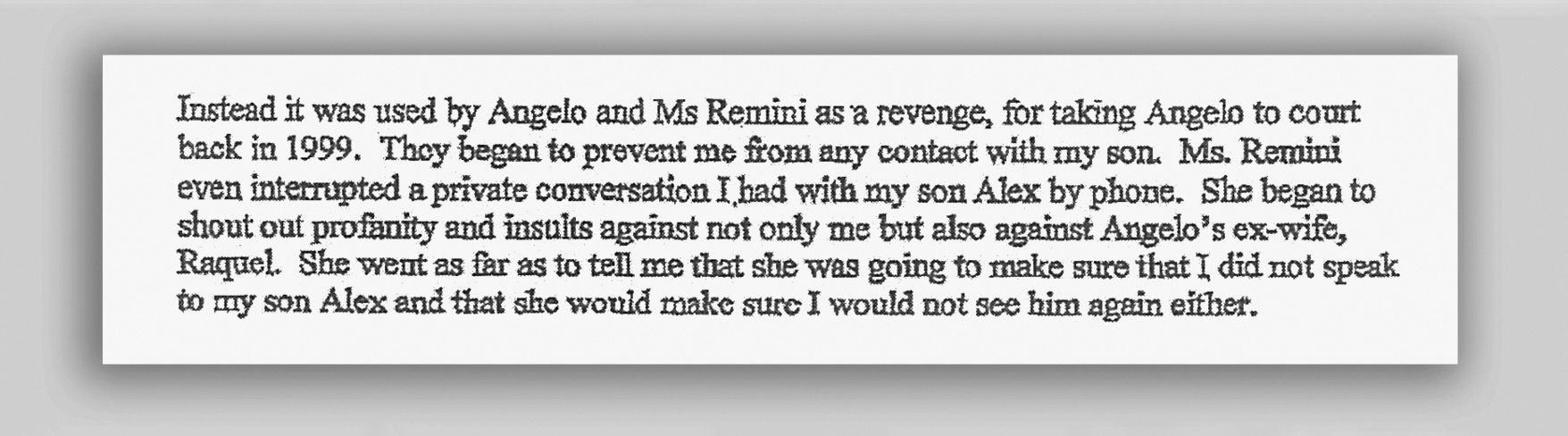 Stealing a Husband and Father, Tearing a Family Apart